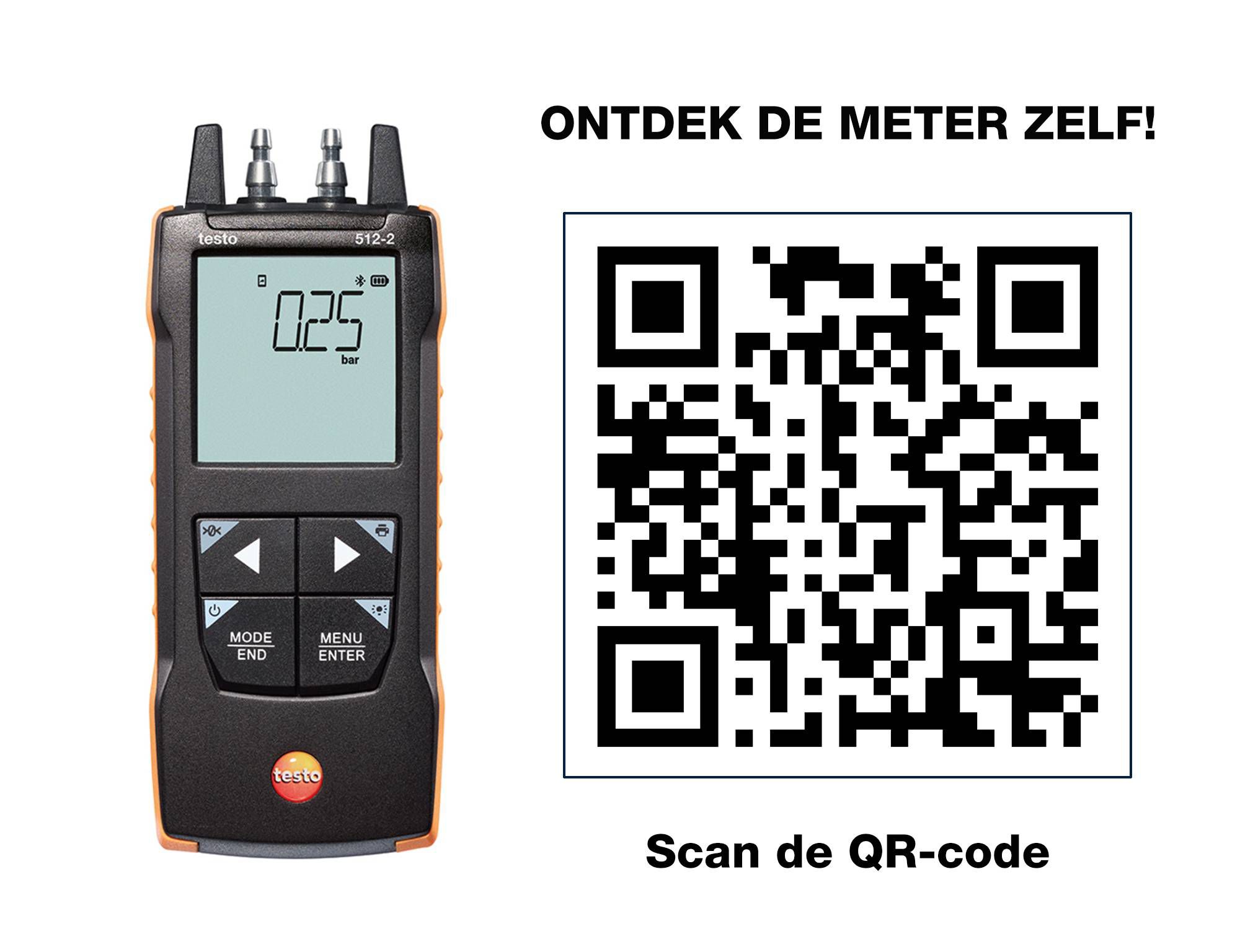 testo 512-2 – digitale verschildrukmeter met app-koppeling ...
