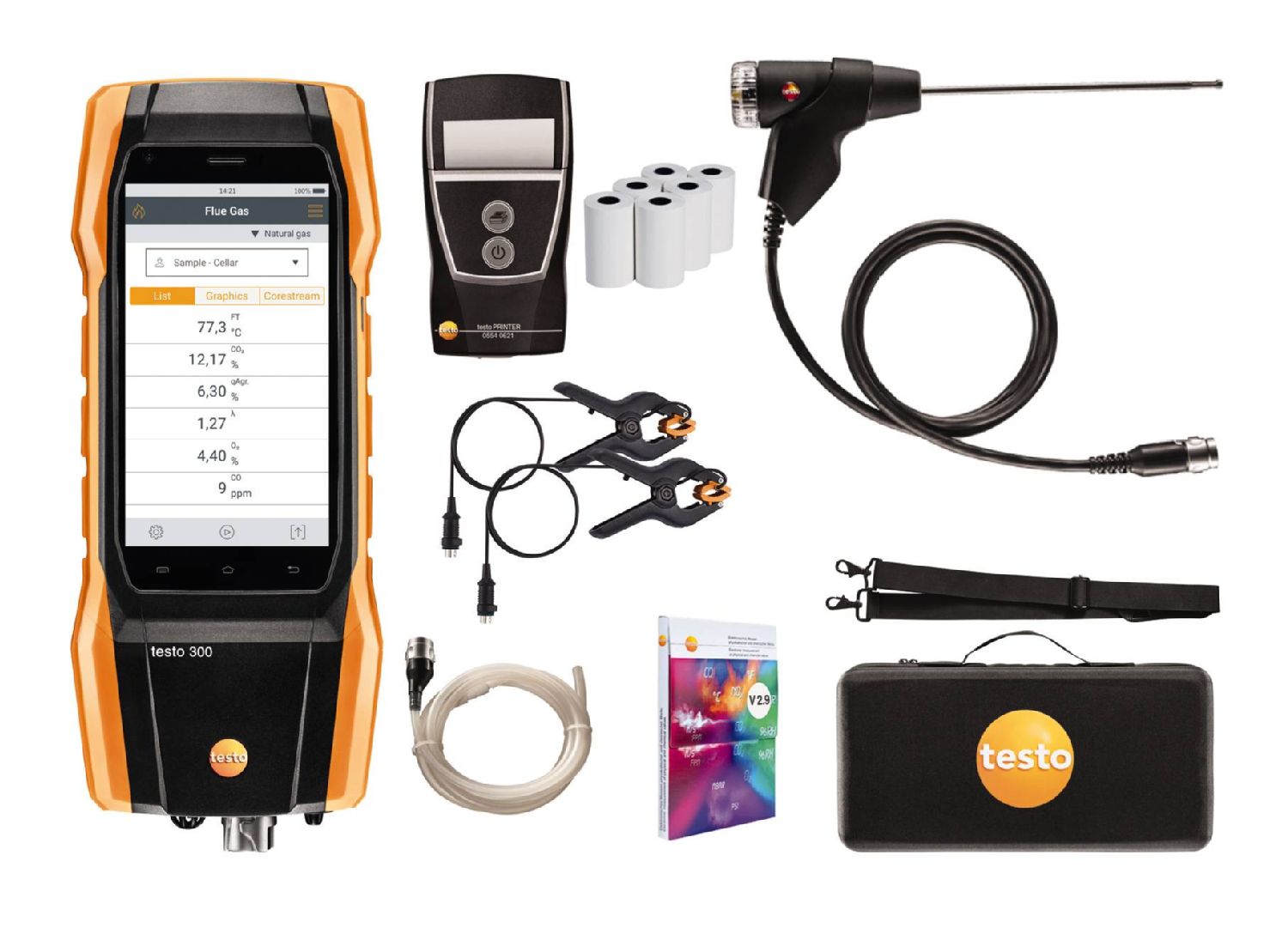 Clamp probe (NTC) | Surface temperature measurement | Temperature ...