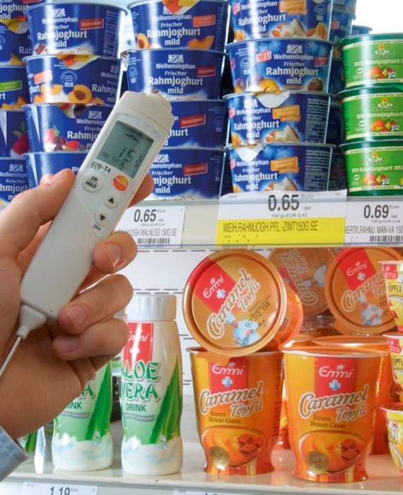 testo 826 T4 infraroodthermometer met steekvoeler | Levensmiddelen ...
