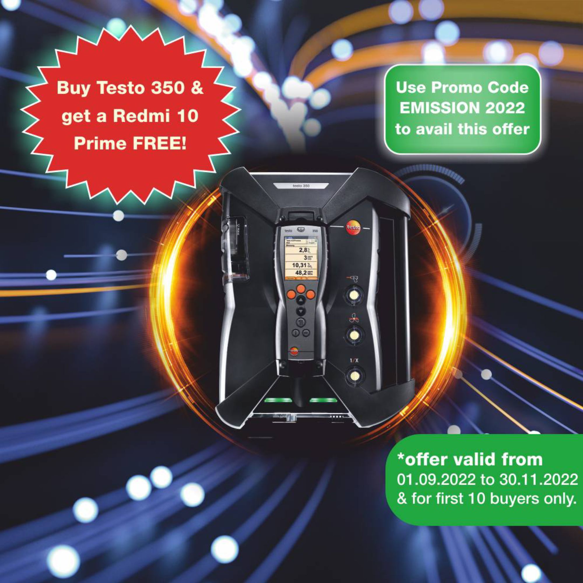 Flue gas measuring instruments from Testo | Testo SE | Testo® India