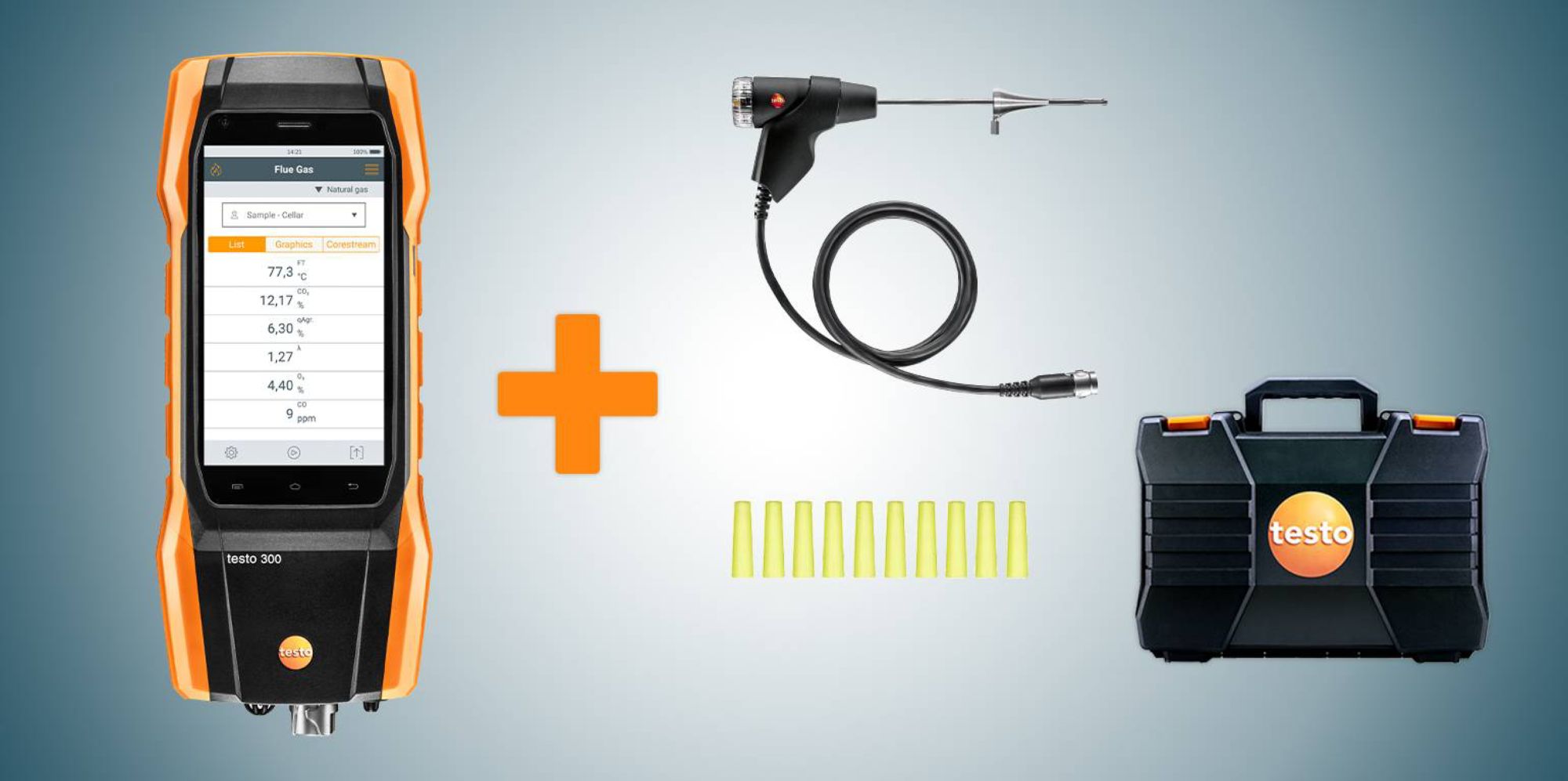 De rookgasanalyser testo 300 | Testo NV/SA