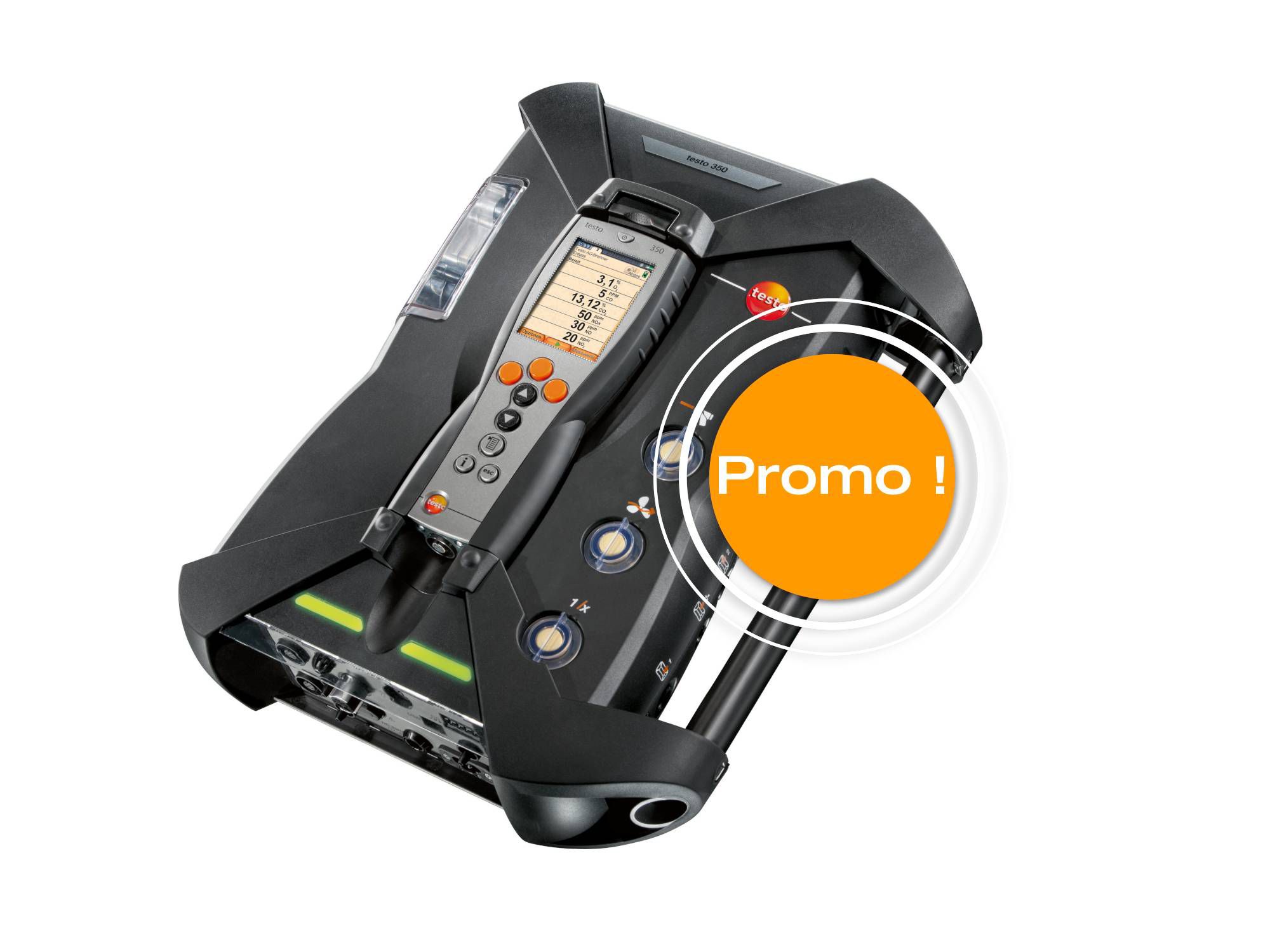 testo 350 - coffret d'analyse pour système d'analyse de combustion ...